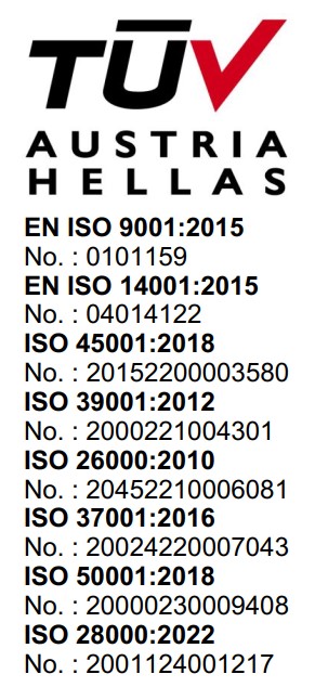 Certifications & Licenses | INTERGEO Hellas